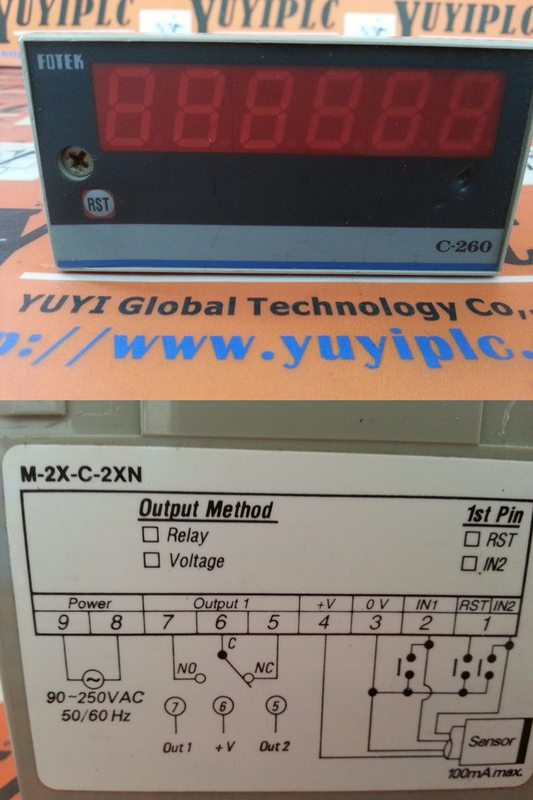 FDTEK C-260 M-2X-C-2XN COUNTER - 裕益科技自動化設備可程式編碼器PLC分散式控制系統DCS